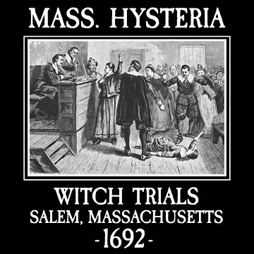&quot;Mass. Hysteria Witch Trials Salem, Massachusetts 1692&quot; Art Board Print ...