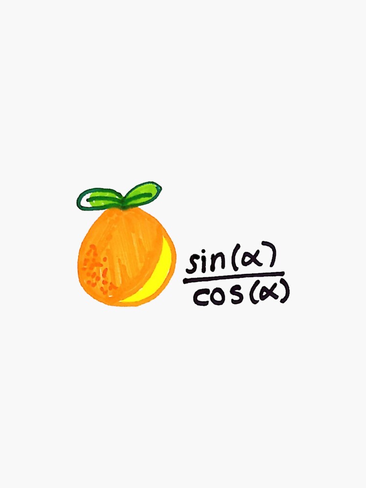 "Tangerine " Sticker for Sale by Venus-K | Redbubble