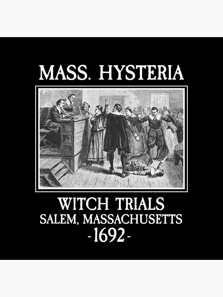 &quot;Mass. Hysteria Witch Trials Salem, Massachusetts 1692&quot; Art Board Print ...