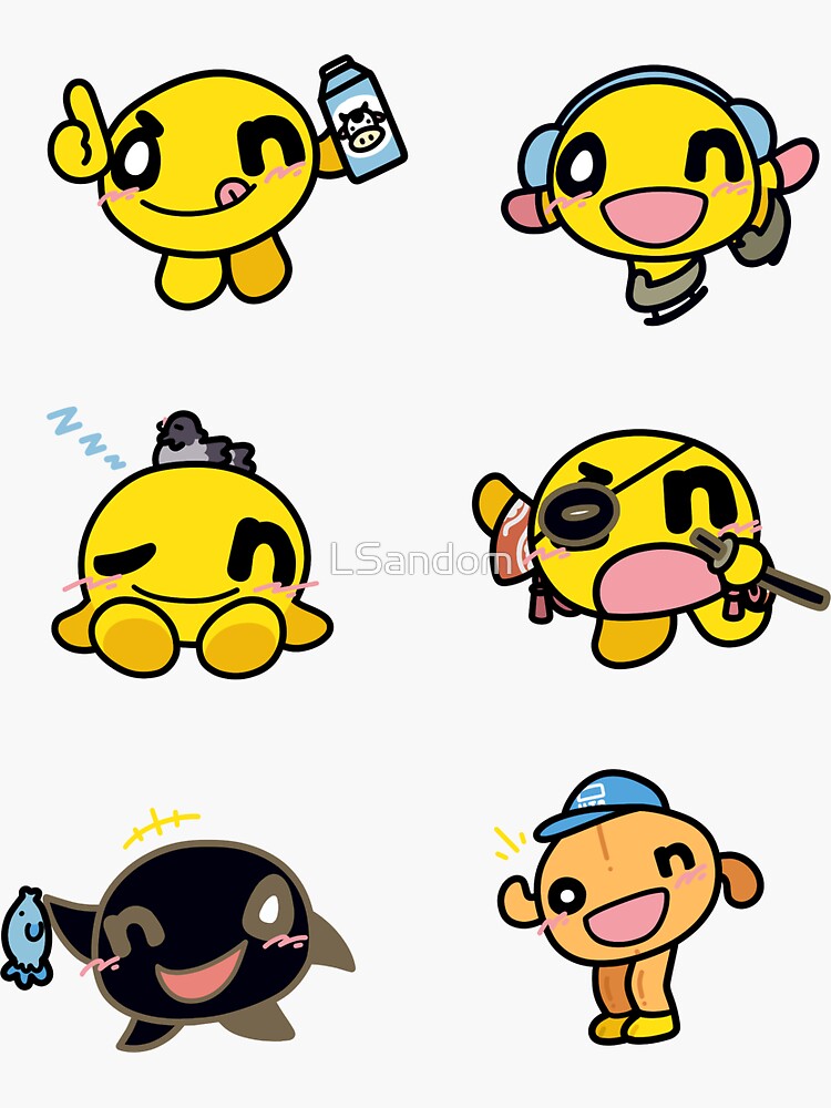 "Generic Orange Mascot 2" Sticker for Sale by LSandom | Redbubble