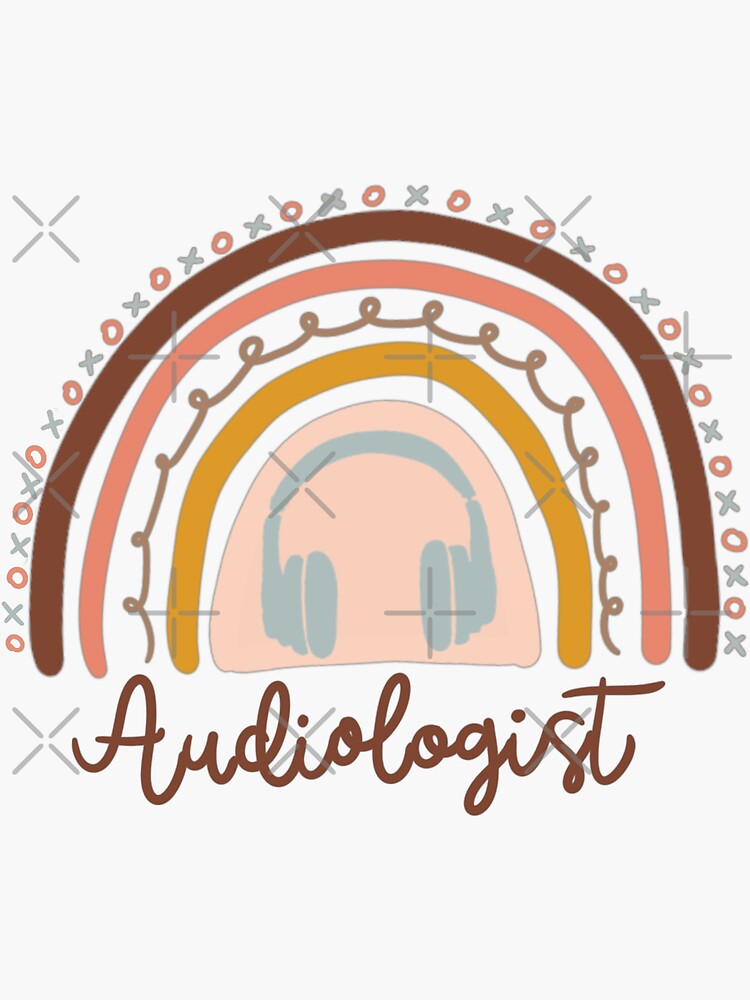 "Audiologist Rainbow" Sticker for Sale by p19baumanw | Redbubble