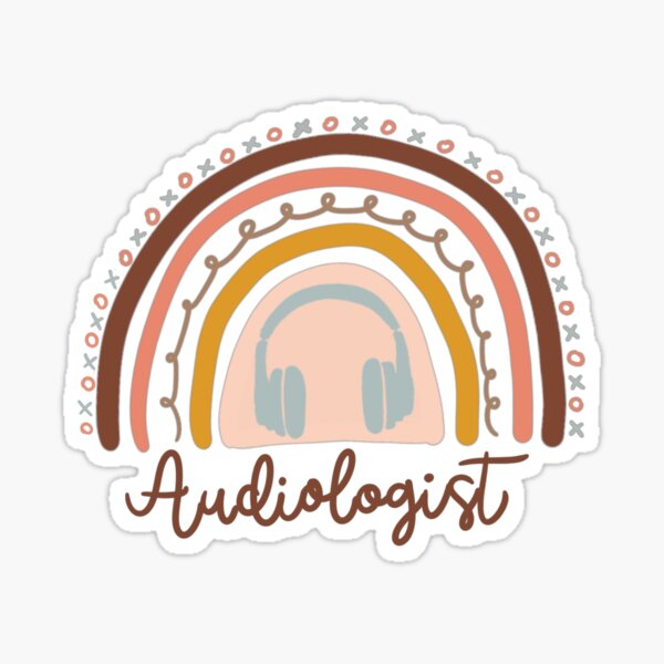"Audiologist Rainbow" Sticker for Sale by p19baumanw | Redbubble
