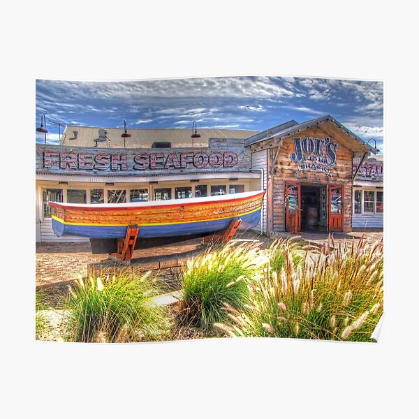 "Joe`s Fish Shack - HDR - Fremantle WA" Poster by Arrowman | Redbubble