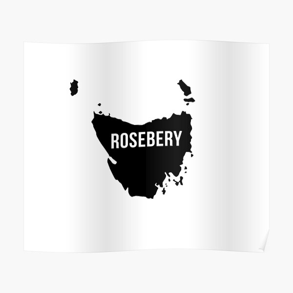 Póster «Rosebery, silueta de Australia» de CartoCreative | Redbubble