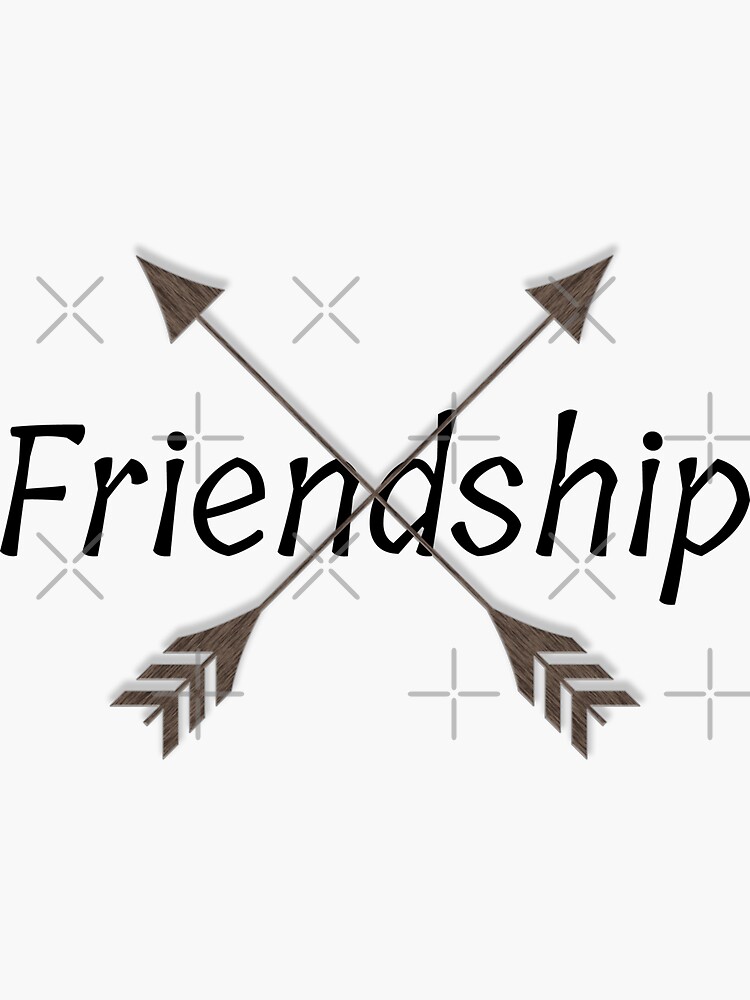 "Native American Friendship Symbol (Brown/Green) " Sticker for Sale by ...