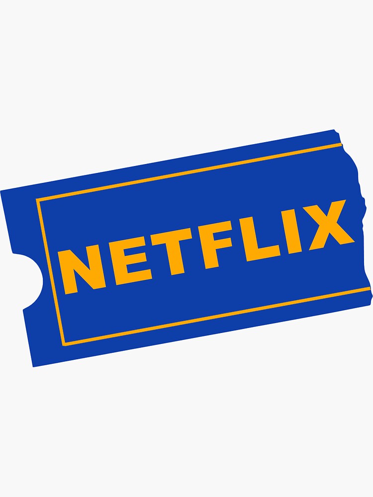 "Blockbuster Netflix Parody" Sticker for Sale by jordangatto | Redbubble