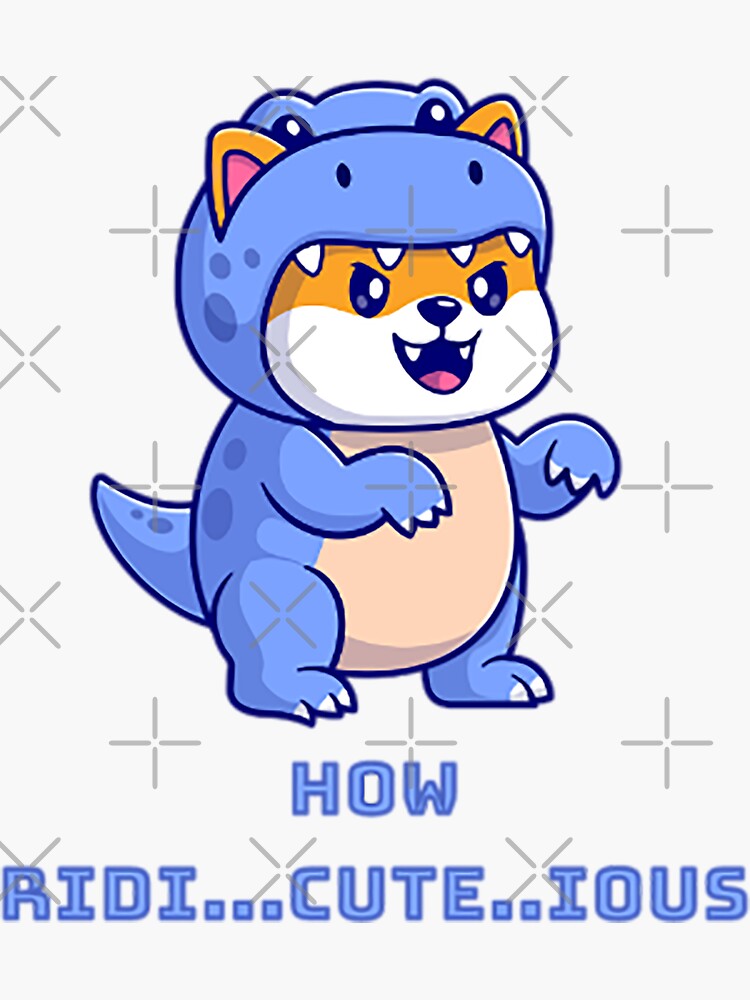 "How Ridiculous 6.0" Sticker for Sale by M-U-COLLECTIONS | Redbubble