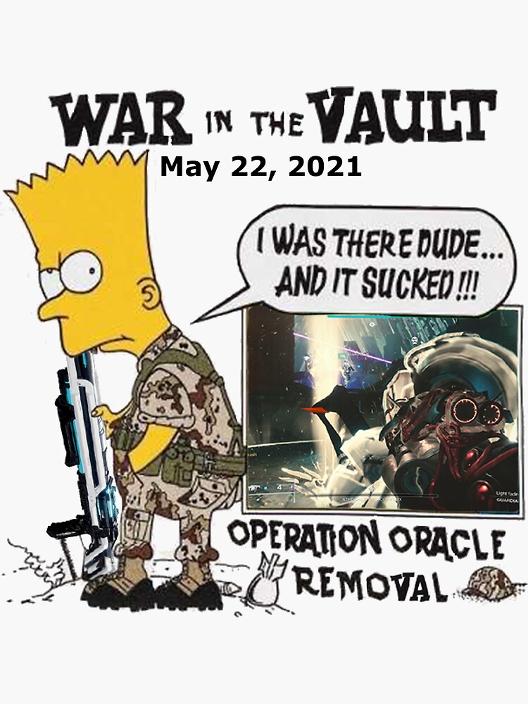 "War in the Vault Destiny VOG" Sticker for Sale by corbintomachek ...