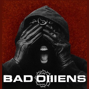 "Bad omens mask" Sticker for Sale by SophieMadsen | Redbubble