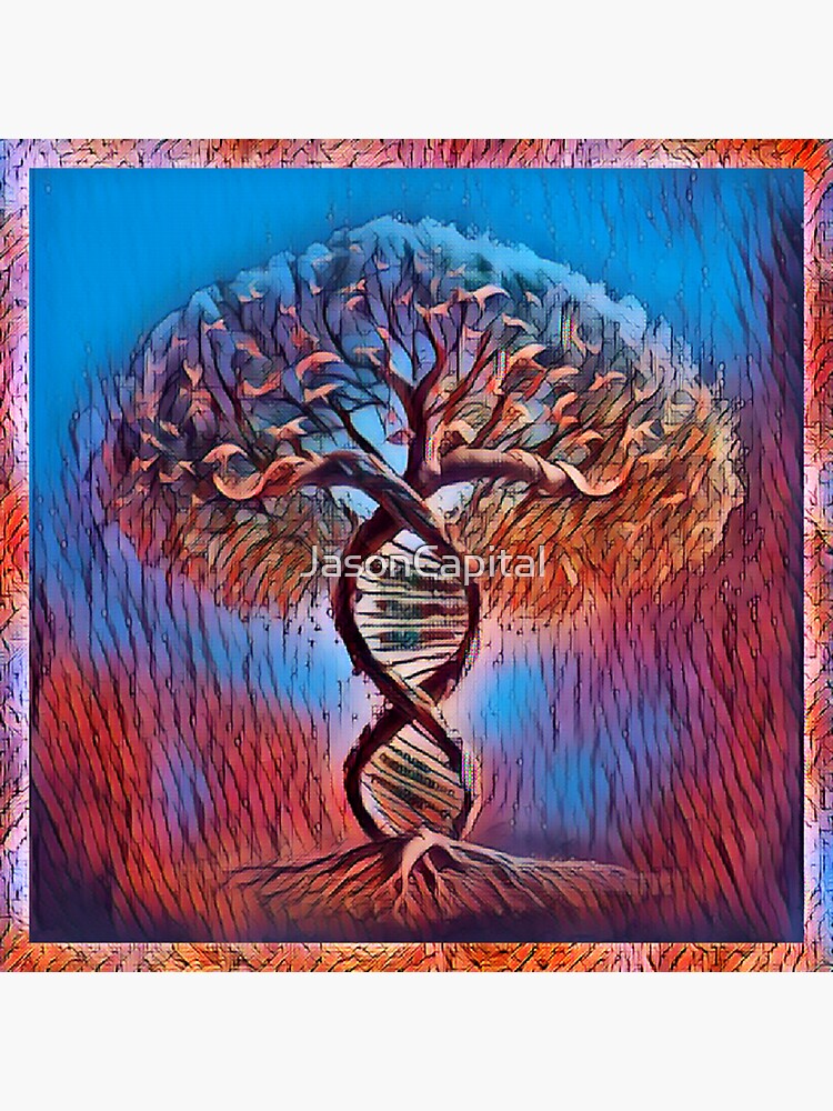 "DNA Tree Of Life - dna tree of life" Sticker for Sale by JasonCapital ...
