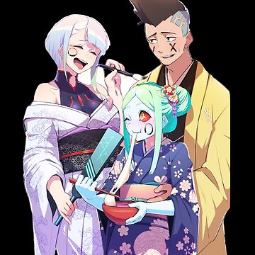 "Rebecca, Lucy And David Cyberpunk" Sticker for Sale by PHMARIELA ⭐⭐⭐⭐⭐ ...