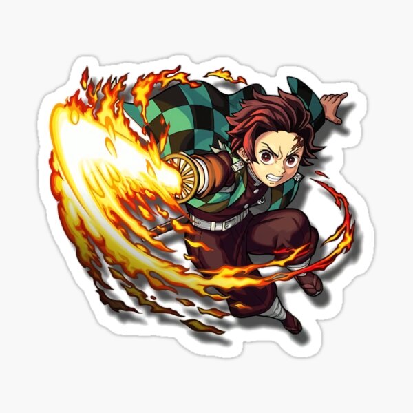 "Tanjiro" Sticker for Sale by Risanime | Redbubble