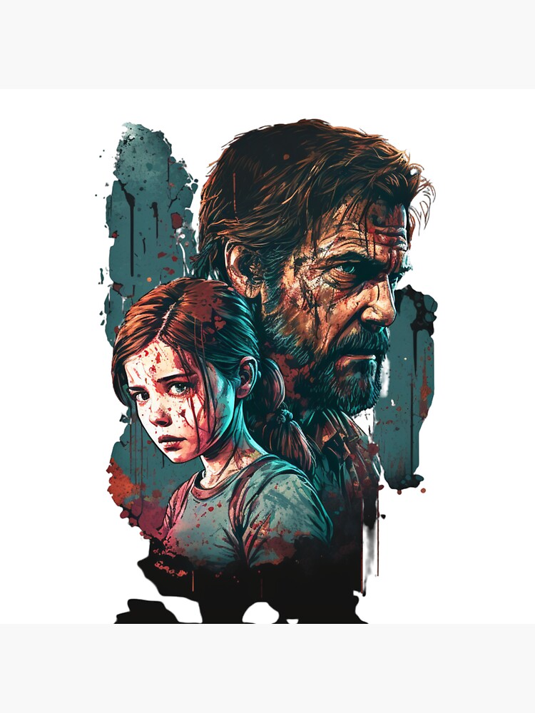 "Joel and Ellie - Last of Us" Sticker for Sale by STayar | Redbubble