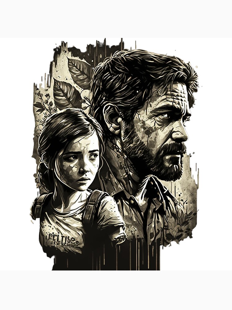 "Joel and Ellie - Last of Us" Essential T-Shirt for Sale by STayar ...