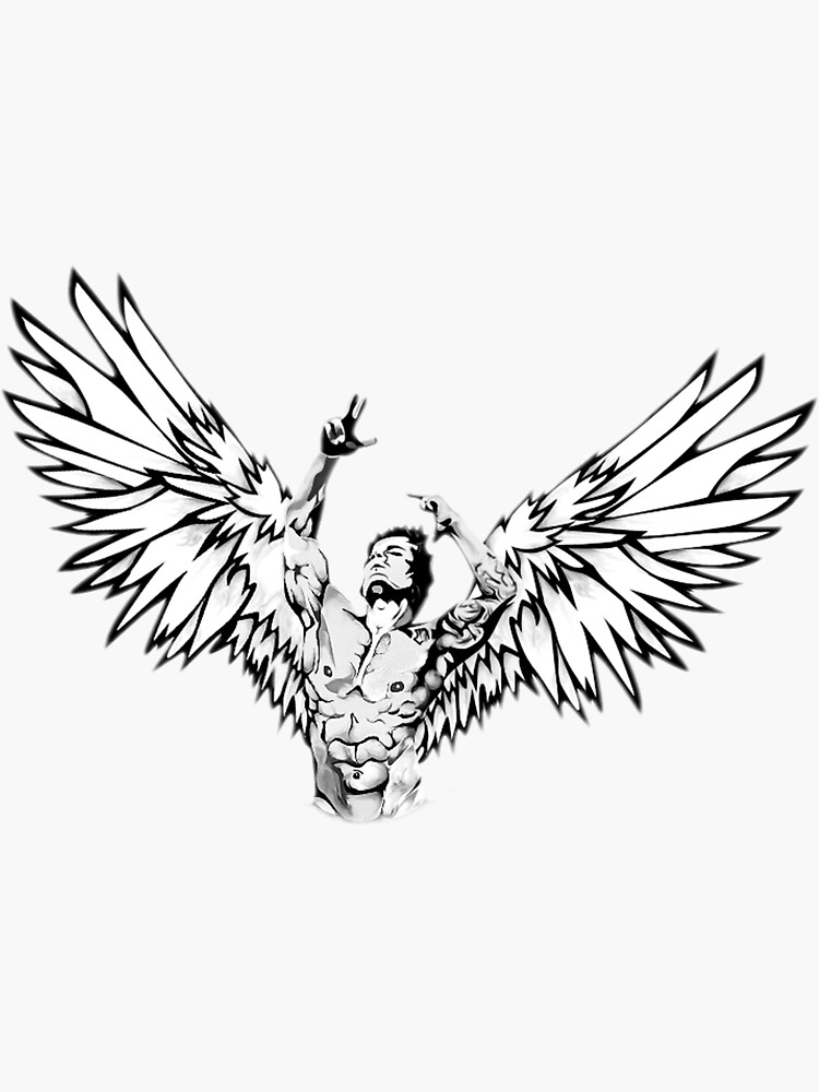 "zyzz pose " Sticker for Sale by perlinos | Redbubble