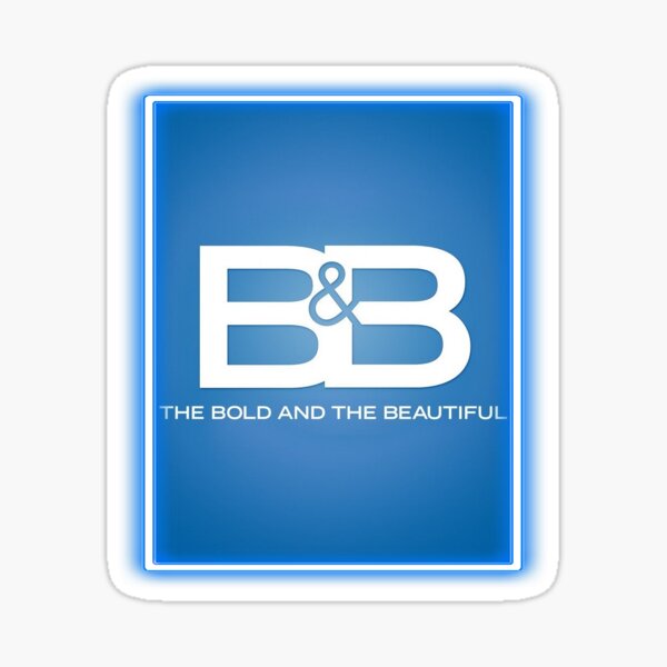 "Blue Neon B&B Title Screen #3" Sticker for Sale by PawsitiveMum3 ...