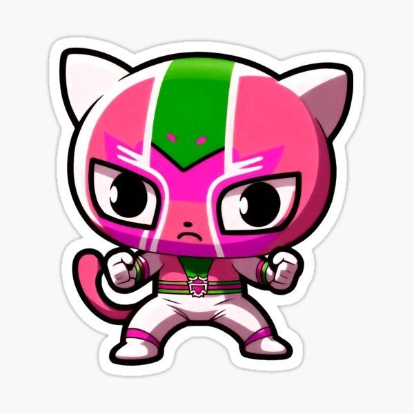 "Lucha Libre Cats | Mexican Wrestling | Anime Cats | Kawaii Cats ...