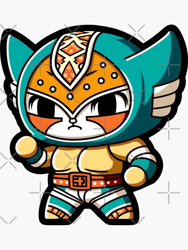 "Lucha Libre Cats | Mexican Wrestling | Anime Cats | Kawaii Cats ...