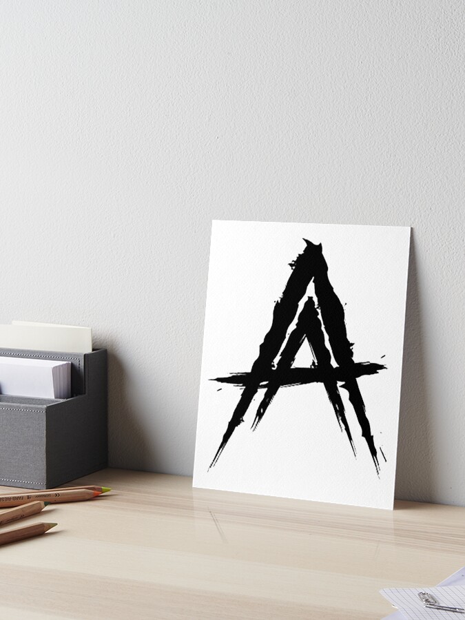 "Anuel AA radeva logo" Art Board Print for Sale by eiaceegeryuryou ...