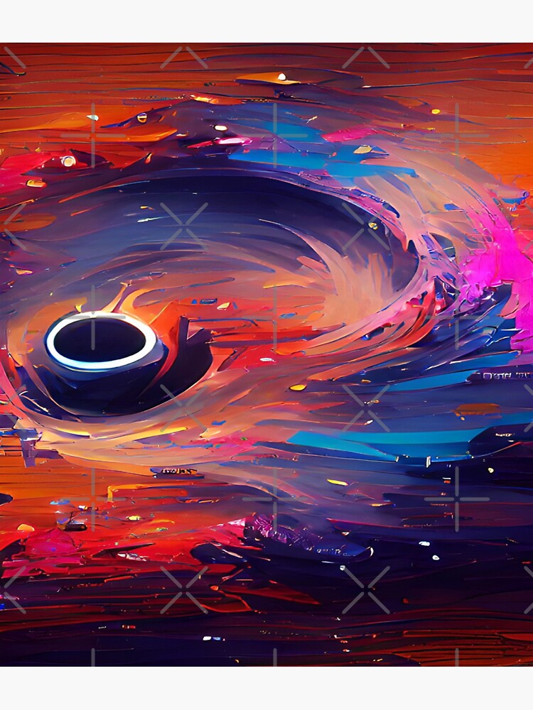 "Cosmic Drain" Sticker for Sale by SunRezGreen | Redbubble