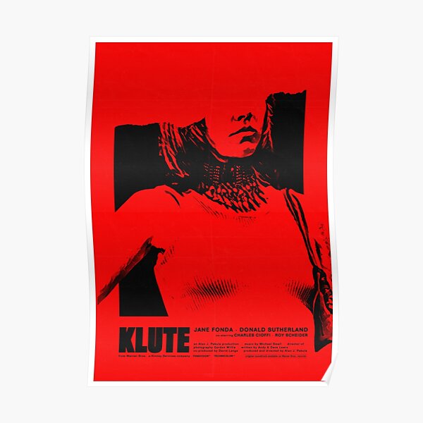"Klute (1971) - Movie poster design" Poster for Sale by jackbooks ...
