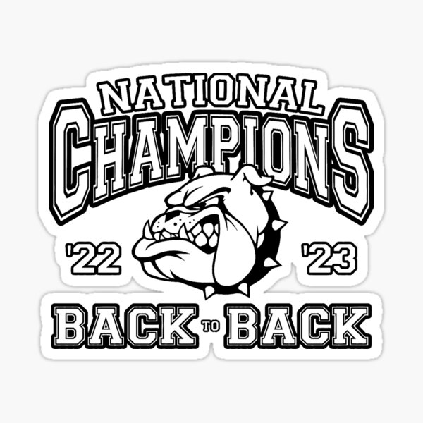 "Georgia National Champions Georgia Bulldogs National Championship 2022 ...