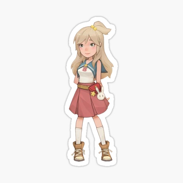 "My time at sandrock Nia" Sticker for Sale by HongJoongsWig | Redbubble