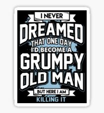 Grumpy Old Man Stickers | Redbubble