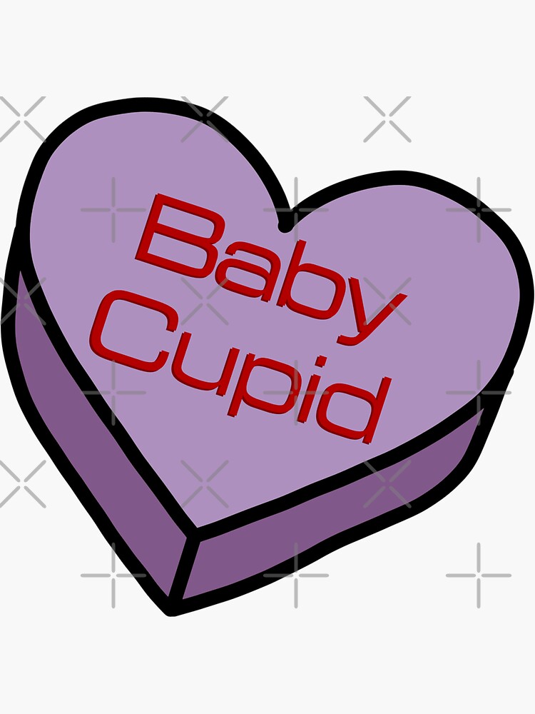 "ABDL Valentine - Cupid" Sticker for Sale by DiaperedFancy | Redbubble