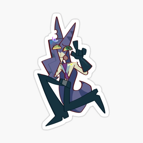 "Dr Mystery Doll eye" Sticker for Sale by Stinkymuffins | Redbubble