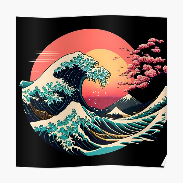 "Great Wave of Kanagawa | Great Wave" Poster for Sale by PandorasBoxy ...