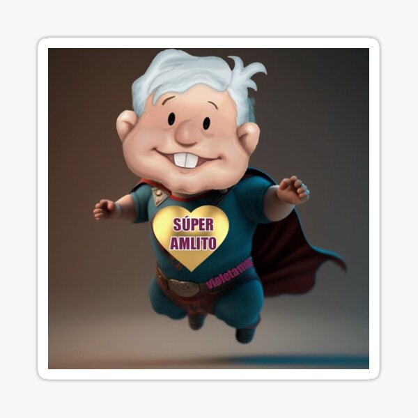 Pegatina «Súper Amlito» de Designsbykids | Redbubble
