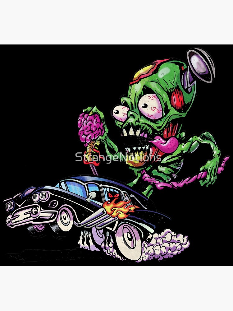 "Tribute to Ed "Big Daddy" Roth: Nasty-But-Colorful Zombie in Hearse ...