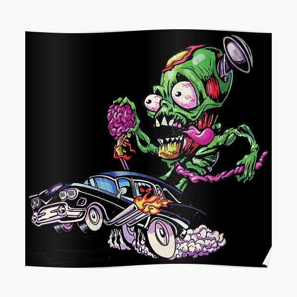 "Tribute to Ed "Big Daddy" Roth: Nasty-But-Colorful Zombie in Hearse ...