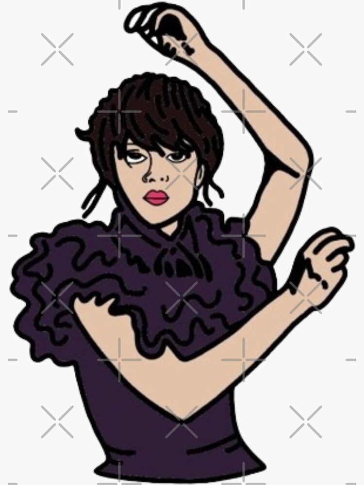 "Wednesday Addams Dancing" Sticker for Sale by daisydance | Redbubble