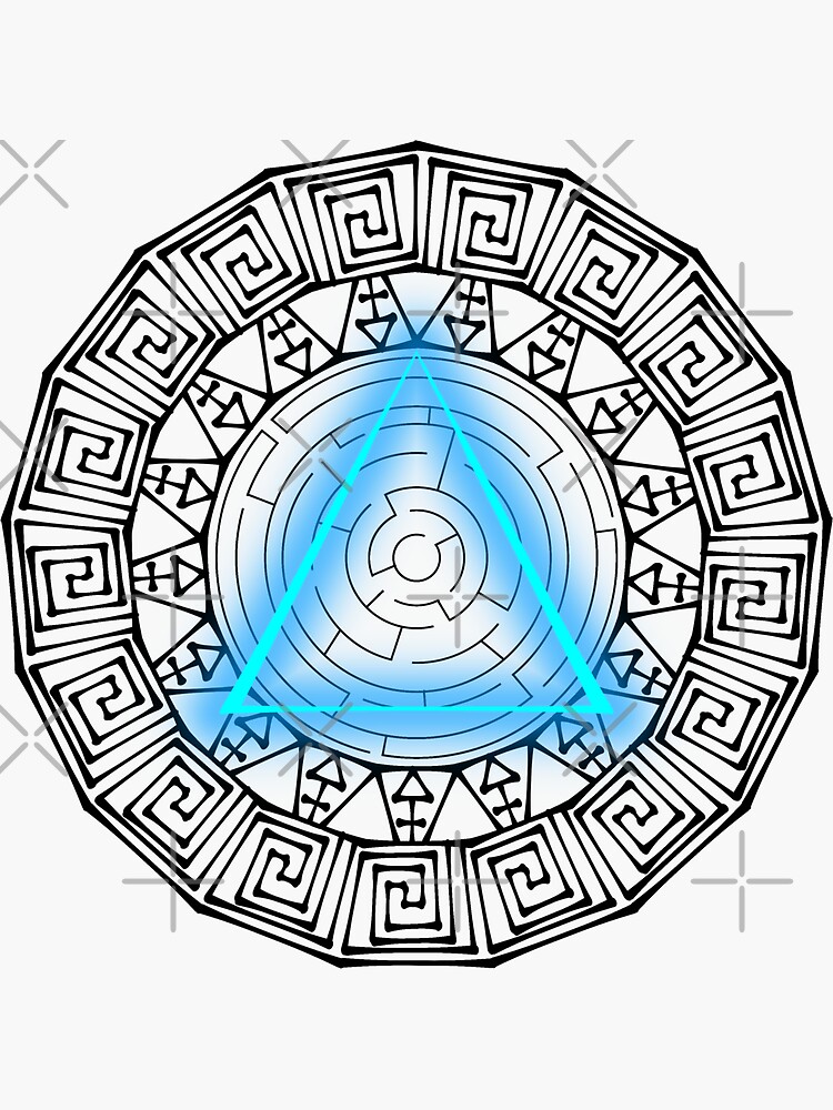 "Black Daedalus symbol" Sticker for Sale by Tahlia-1 | Redbubble