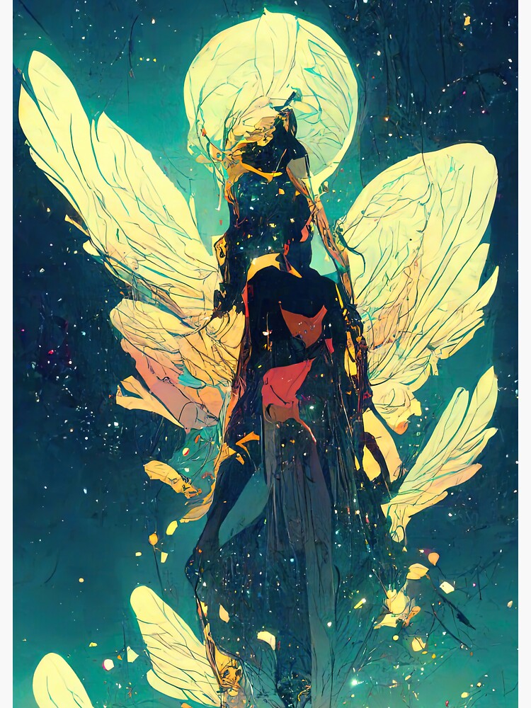 "Fairy Hologram Art" Sticker for Sale by Anamitra | Redbubble