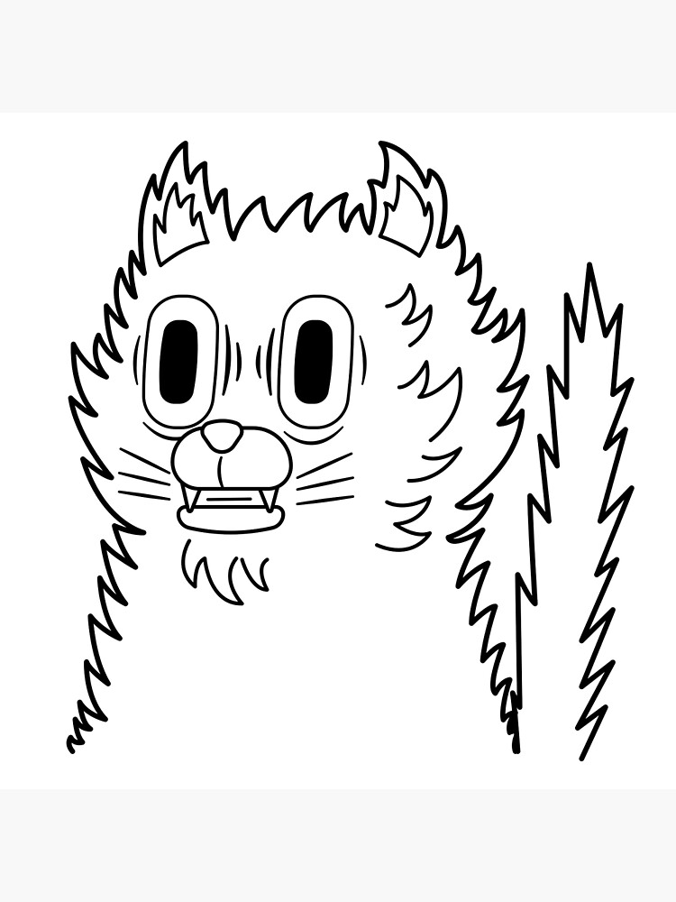 goosebumps cat Premium Matte Vertical Poster sold by Lobot Amaranth ...