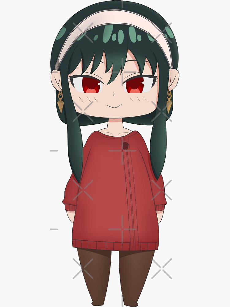 "Chibi Yor" Sticker for Sale by Sleepy-Chibi-zz | Redbubble