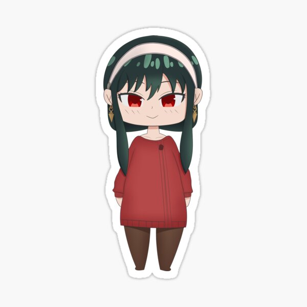 "Chibi Yor" Sticker for Sale by Sleepy-Chibi-zz | Redbubble