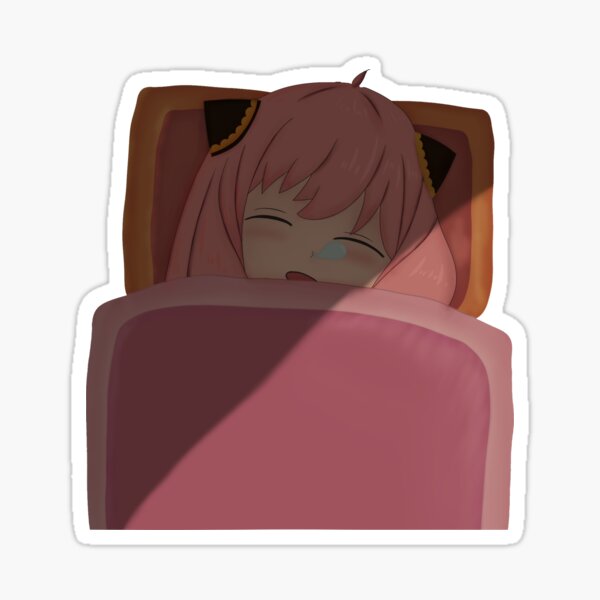 "Sleepy Chibi Anya" Sticker for Sale by Sleepy-Chibi-zz | Redbubble
