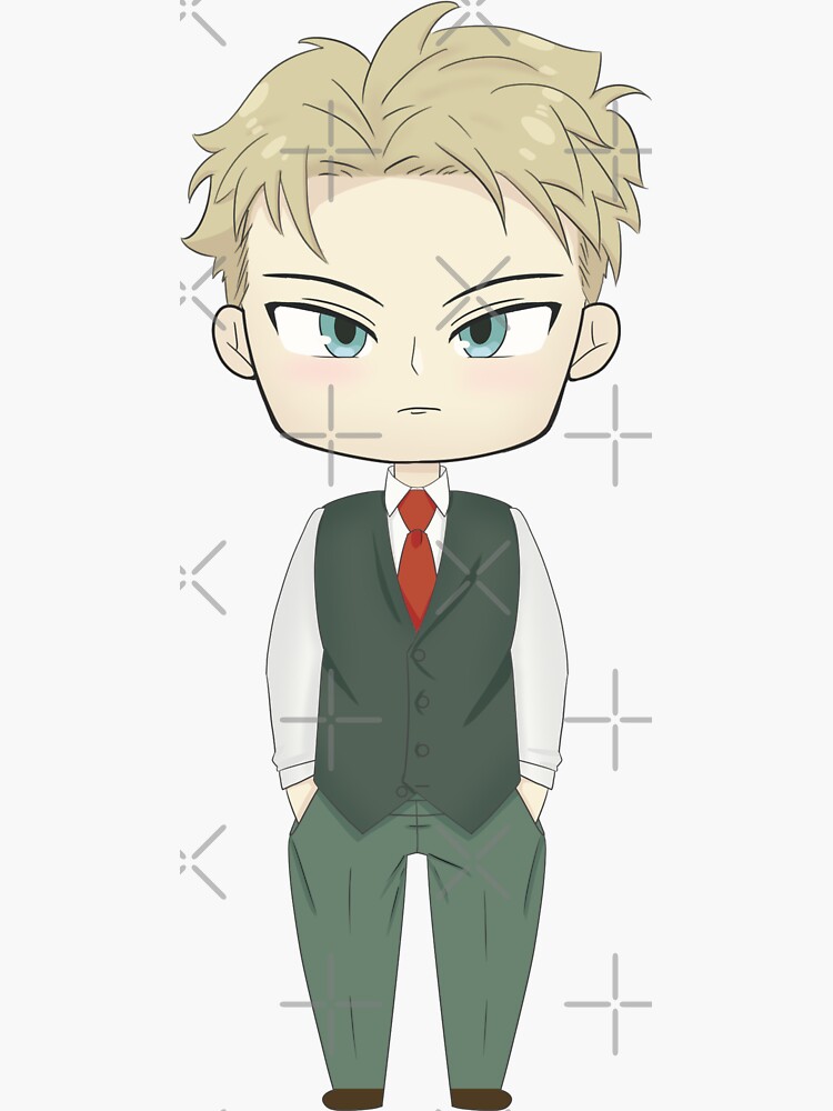 "Chibi Loid" Sticker for Sale by Sleepy-Chibi-zz | Redbubble