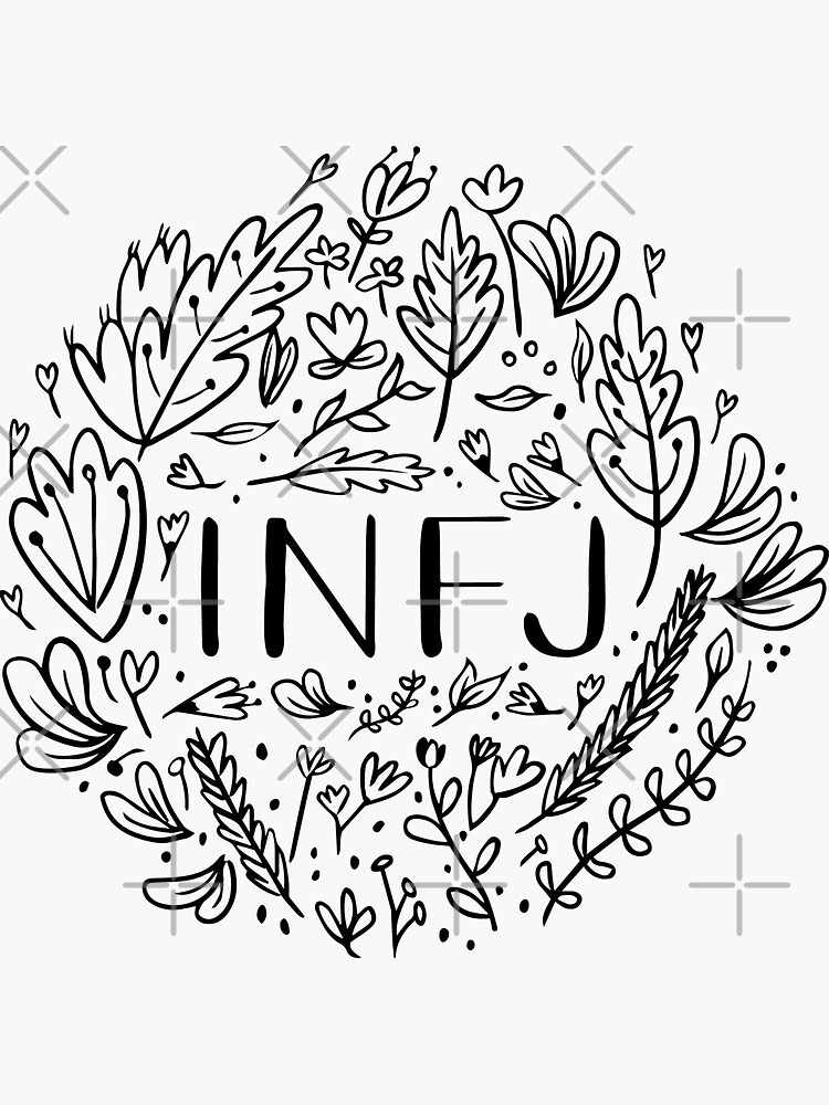 "INFJ" Sticker for Sale by krimons | Redbubble