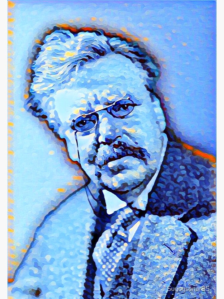 "GK Chesterton Artwork | G K Chesterton Portrait | G. K. Chesterton ...