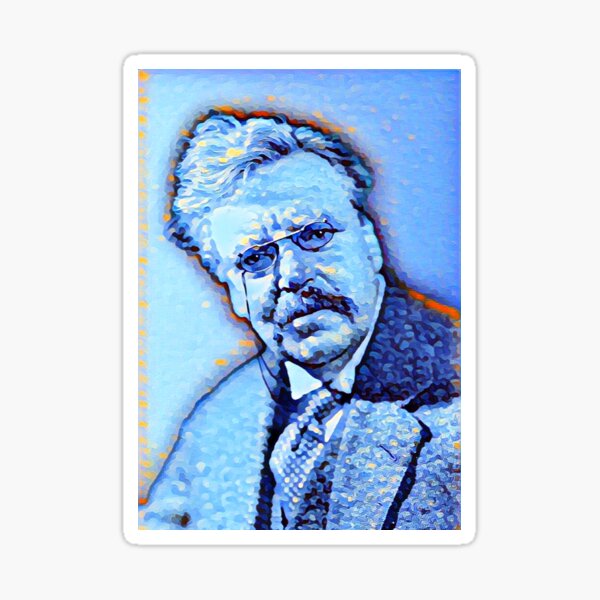 "GK Chesterton Artwork | G K Chesterton Portrait | G. K. Chesterton ...