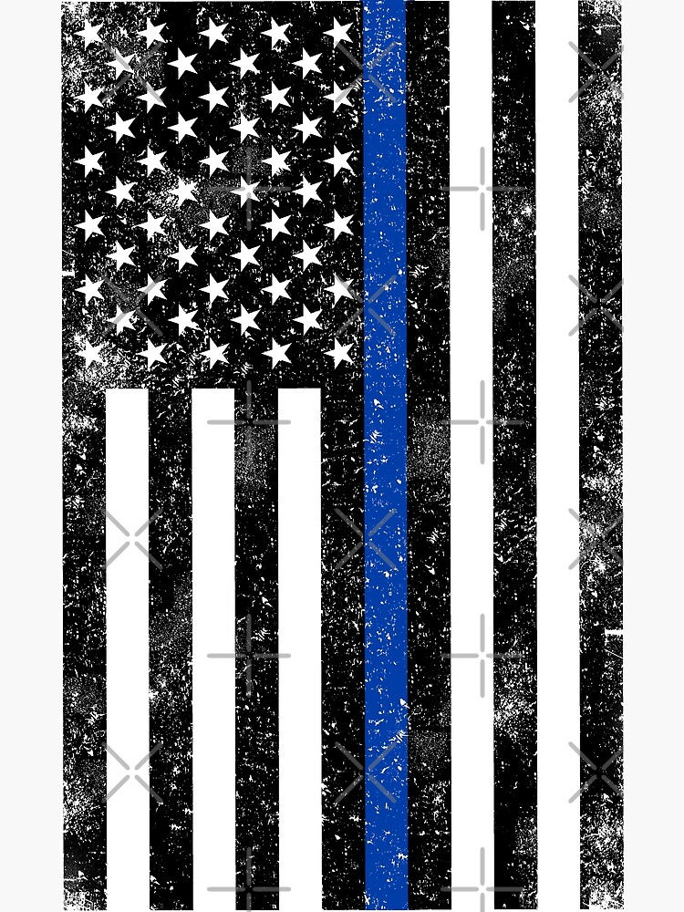 "Law Enforcement Blue Line Flag" Poster for Sale by segrob | Redbubble