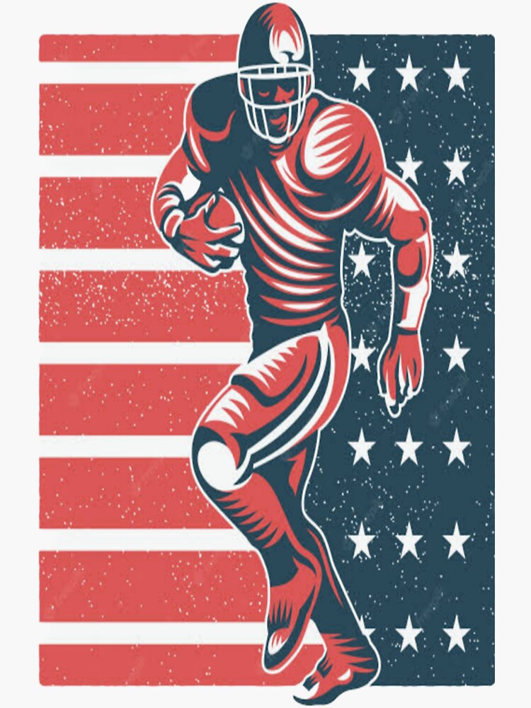 "Rugby - American football - American rugby" Sticker for Sale by ...