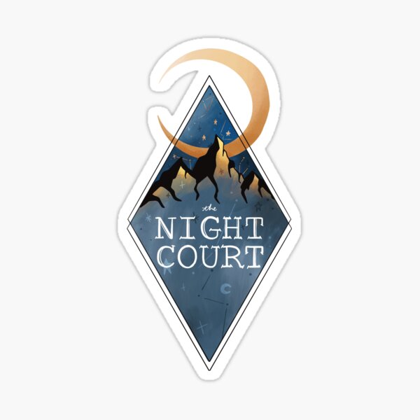"The Night Court Logo" Sticker for Sale by EmiDoodlesJapan | Redbubble