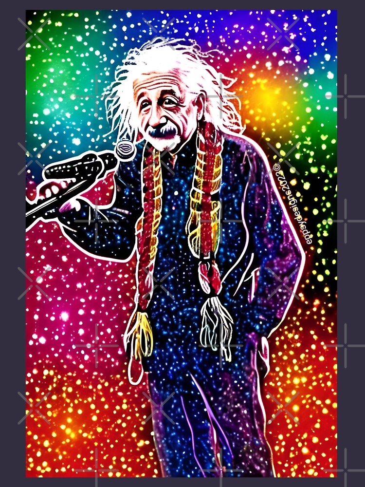"Willie Nelson Albert Einstein interesting quantum physics education" Essential T-Shirt for Sale ...