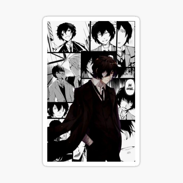 "Osamu Dazai Aesthetic " Sticker for Sale by Dprs | Redbubble